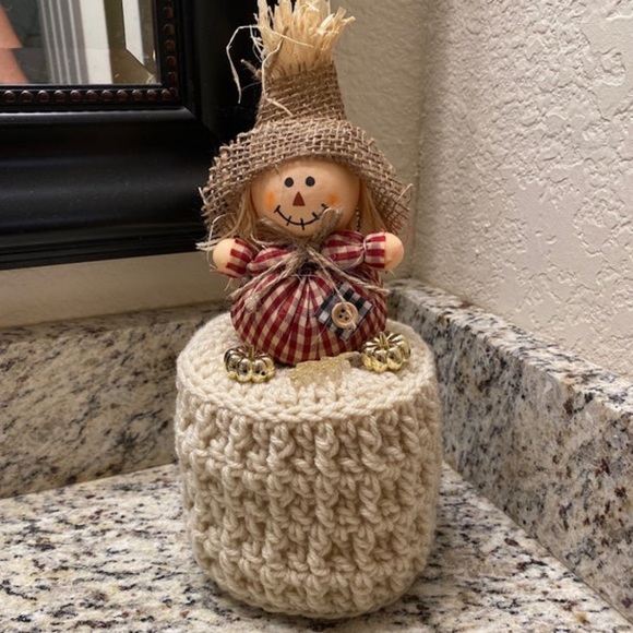 Hand Crafted | Storage & Organization | Autumn Scarecrow Toilet Paper ...